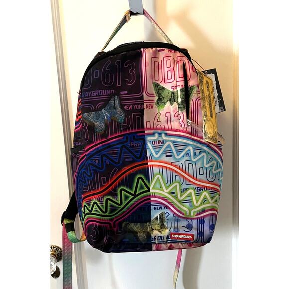 Sprayground | Bags | Sprayground Neon Butterfly Backpack Limited ...